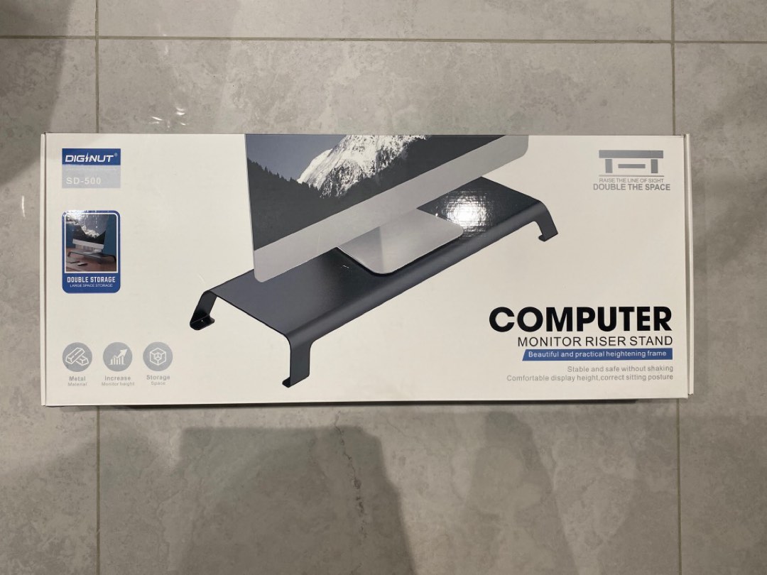 DIGINUT Computer Monitor Riser Stand, Computers & Tech, Parts ...