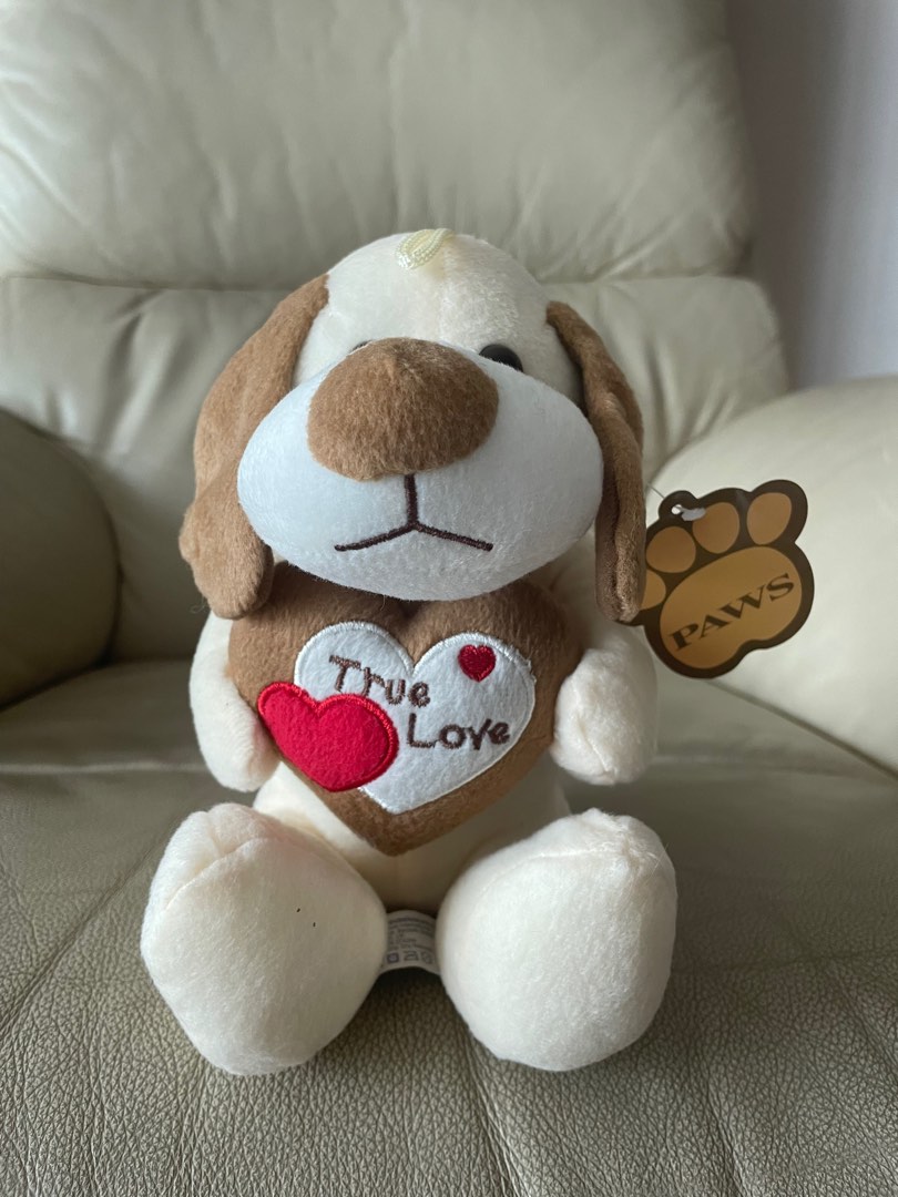 Dog plushie (20cm), Hobbies & Toys, Toys & Games on Carousell