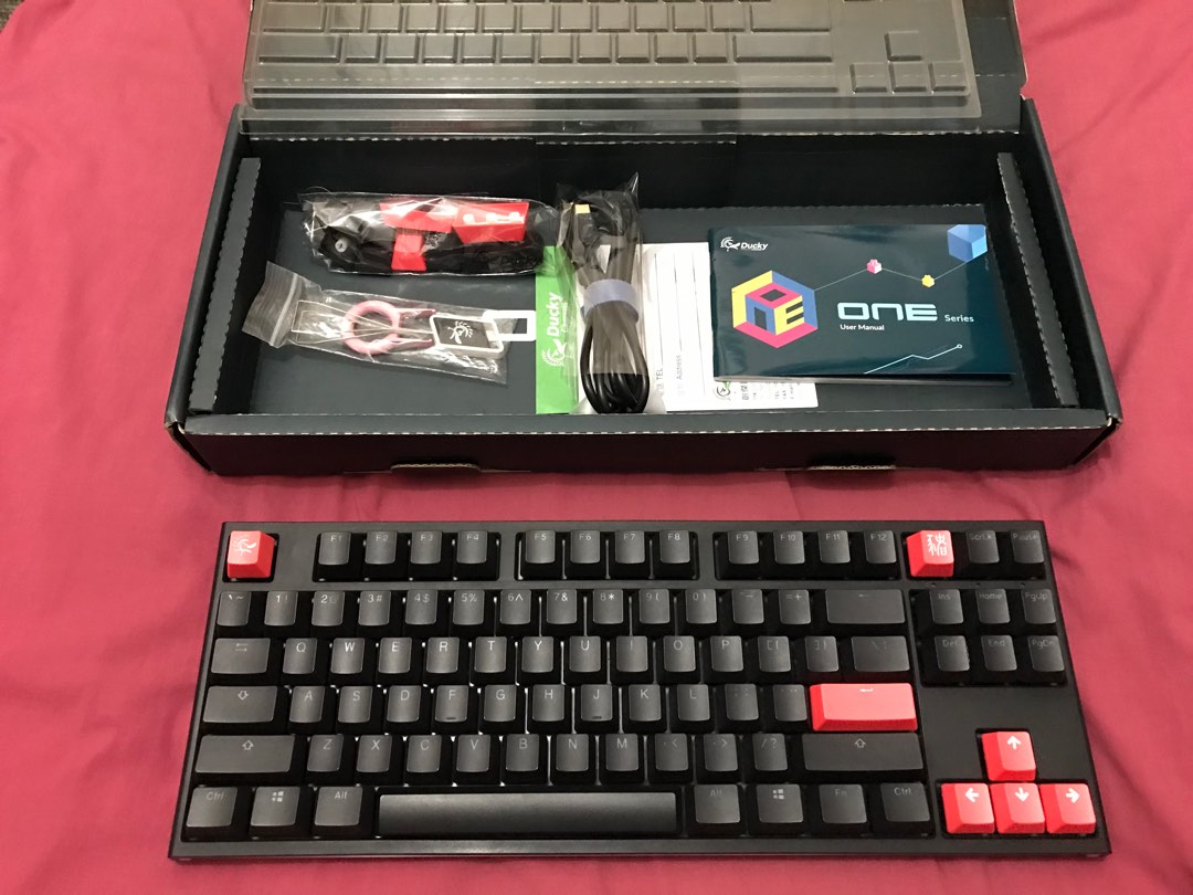 Ducky One 2 TKL and OEM backlit keycaps, Computers & Tech, Parts ...