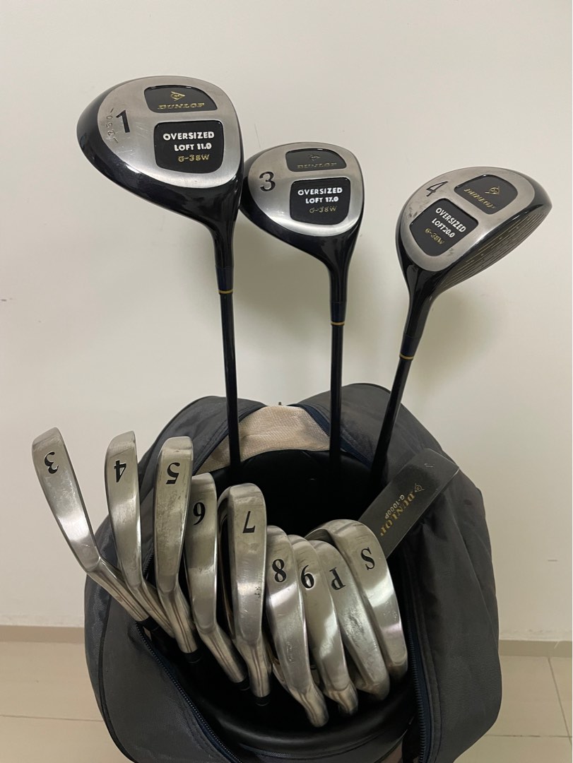 Dunlop Graphite Golf Set (13 Full Set Clubs), Sports Equipment, Sports ...