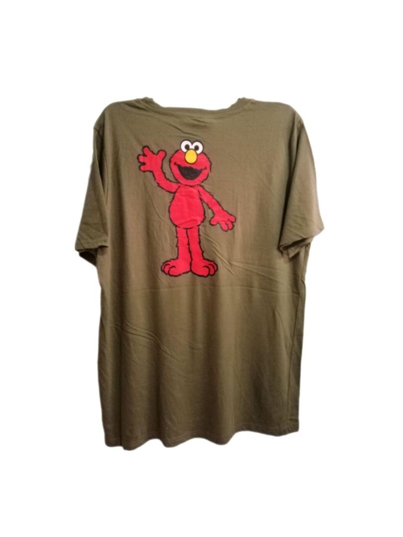 ELMO SESAME STREET Unisex Front Back Print Cartoon Pinterest Retro ...