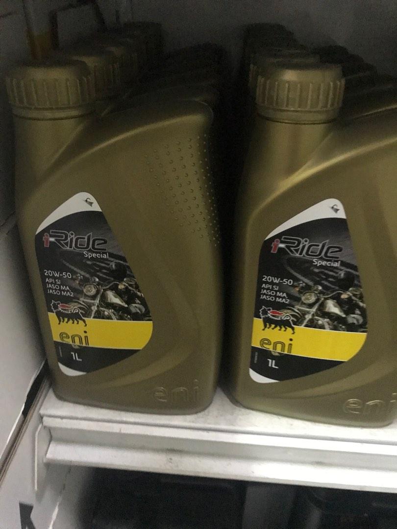 Eni 100% original engine oil made in Italy, Motorcycles, Motorcycle ...