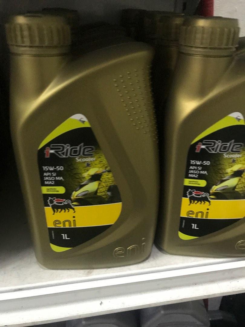 Eni 100% original engine oil made in Italy, Motorcycles, Motorcycle ...