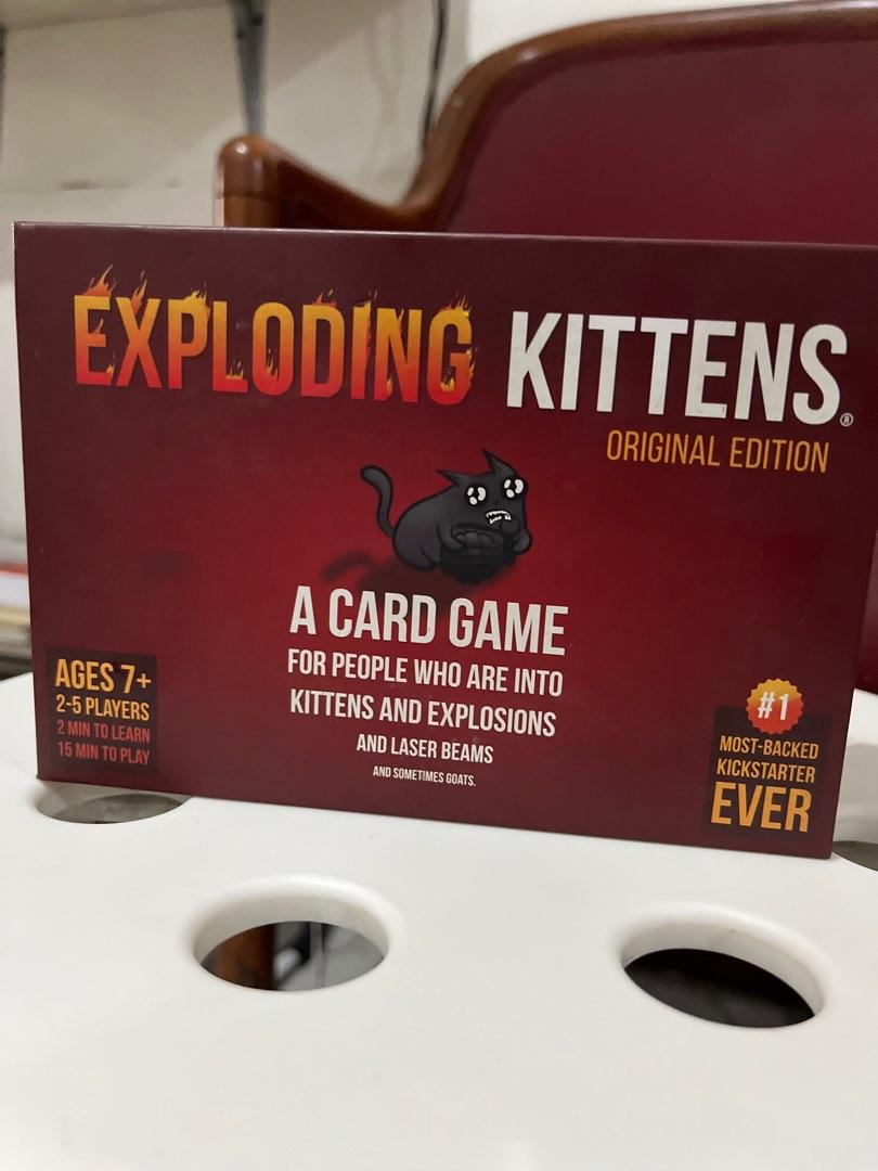 Exploding Kittens Board Game (free shipping), Hobbies & Toys, Toys ...