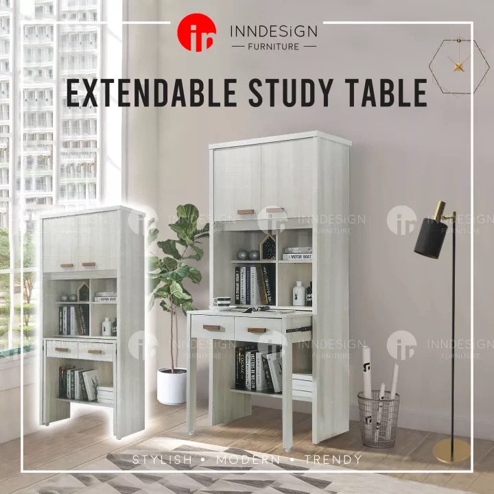 Extendable Study Table computer desk, Furniture & Home Living ...