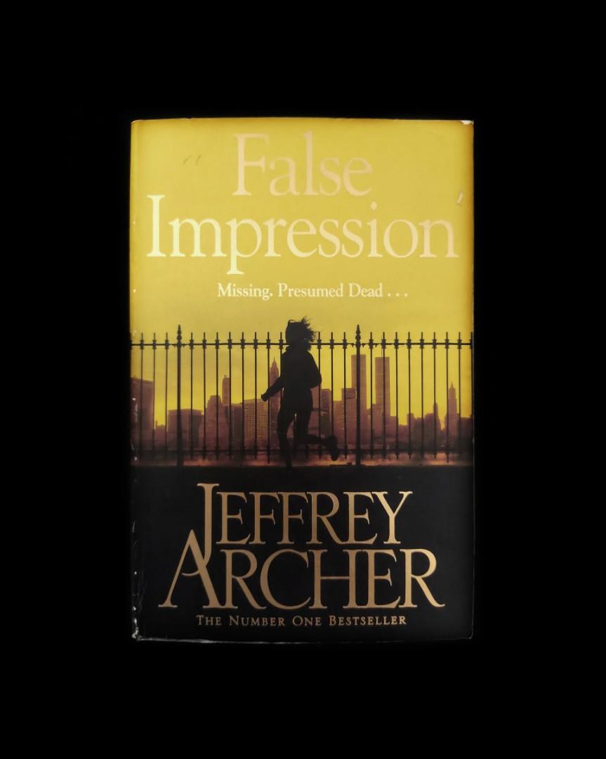 False Impression by Jeffrey Archer, Hobbies & Toys, Books & Magazines ...