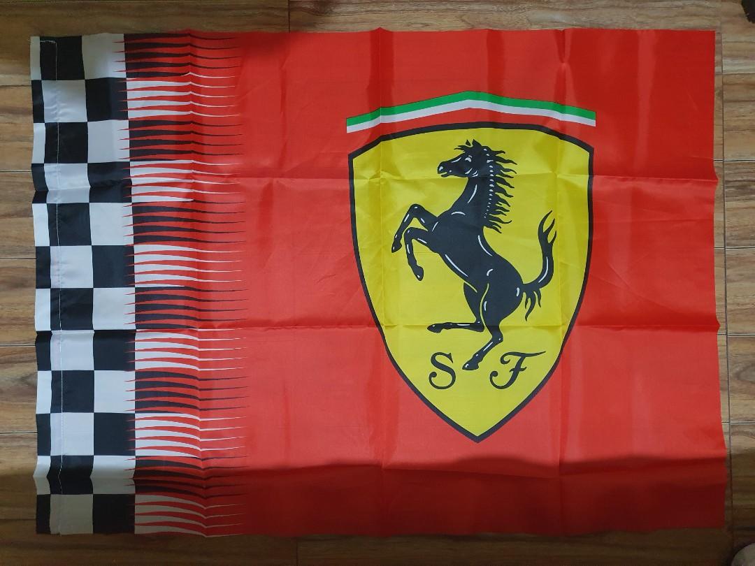 Ferrari Flag 38 in x 27.5 in, Hobbies & Toys, Memorabilia ...