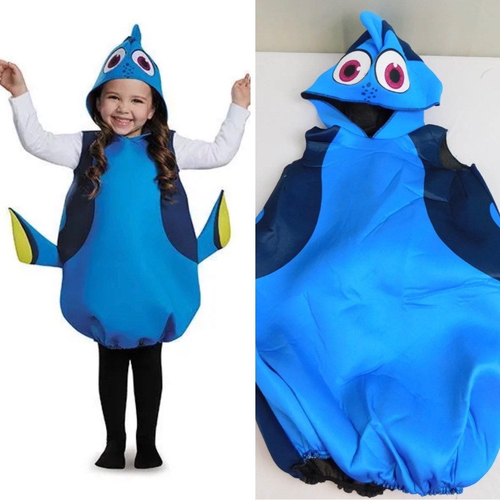 Finding Nemo Child Dory Dress Up Costume 海底總動員扮演衫, 兒童＆孕婦用品, 嬰兒及小童流行時尚 ...