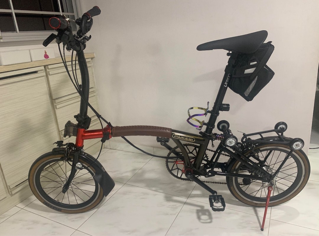 Foldable Bicycle Pikes Paikesi Iron Man 6 Speed, Sports Equipment ...