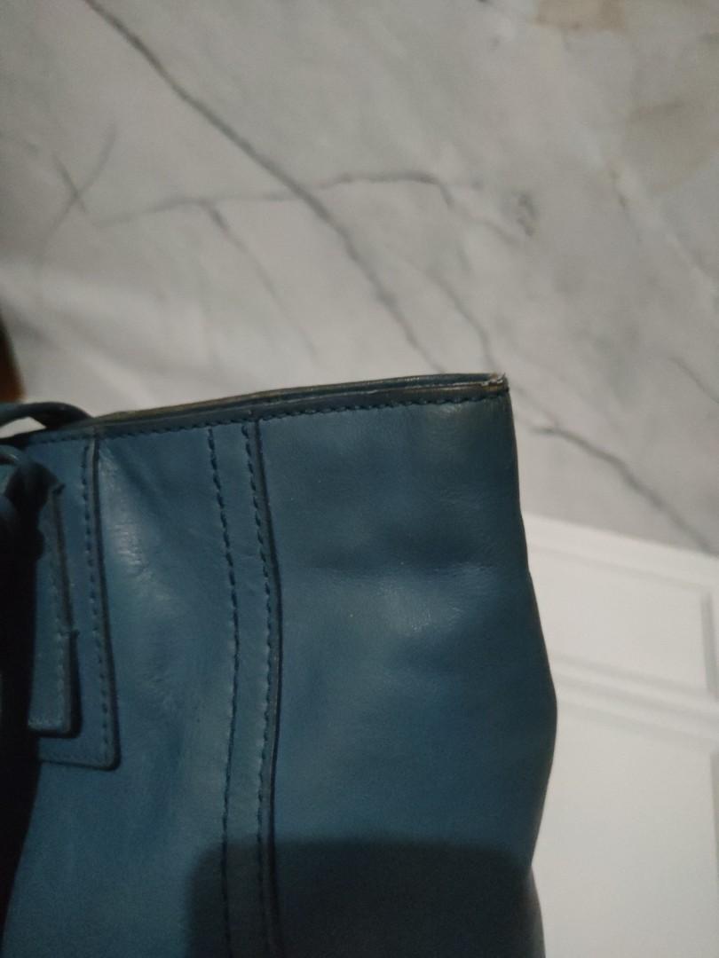 Fossil Leather Tote Bag, Fesyen Wanita, Tas & Dompet di Carousell