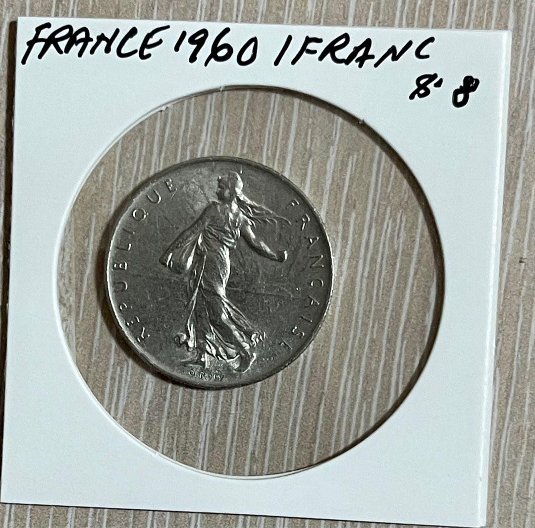 France 1960 - 1 Franc coin, Hobbies & Toys, Memorabilia & Collectibles ...
