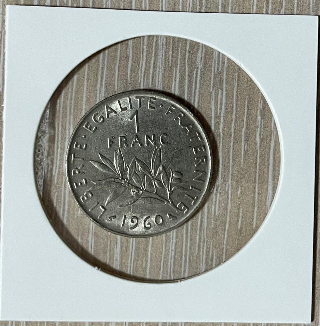 France 1960 - 1 Franc coin, Hobbies & Toys, Memorabilia & Collectibles ...