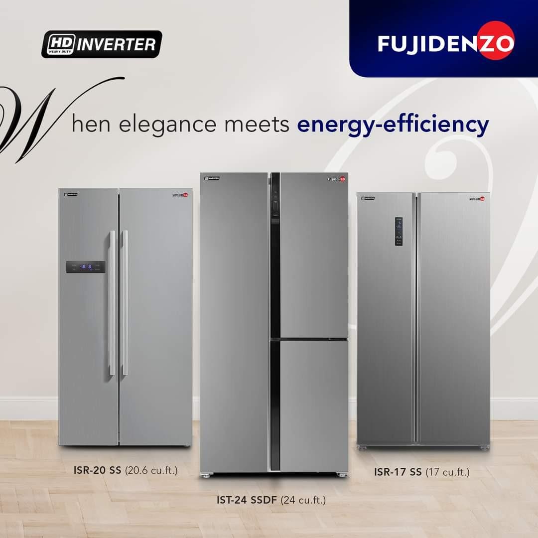 FUJIDENZO REF SIDE BY SIDE AND FRENCH DR NO FROST HD INVERTER, TV ...