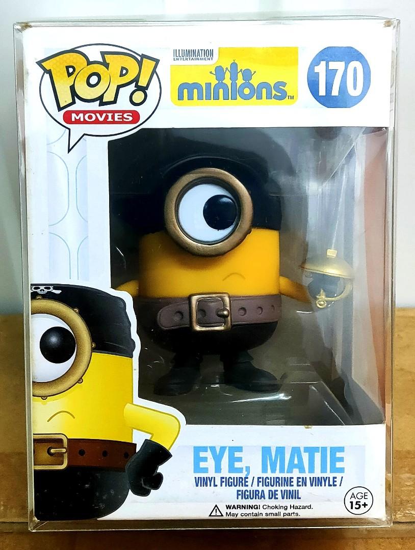 Funko Pop Carl, Dave, Hula Minion, Fire Alarm Minion, Eye Matie, Fred ...