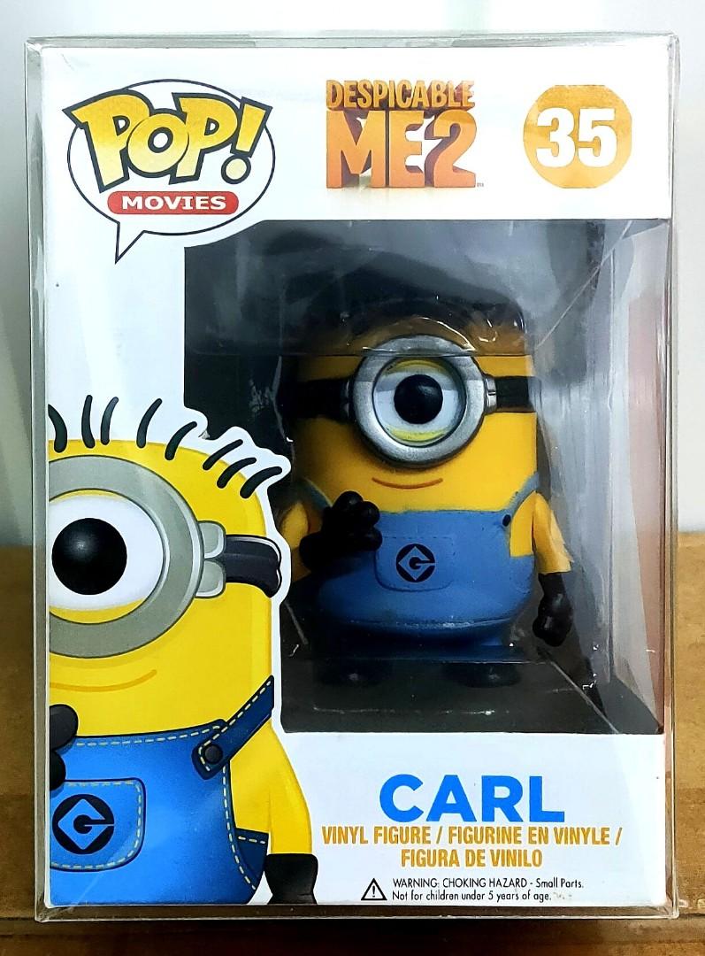 Funko Pop Carl, Dave, Hula Minion, Fire Alarm Minion, Eye Matie, Fred ...