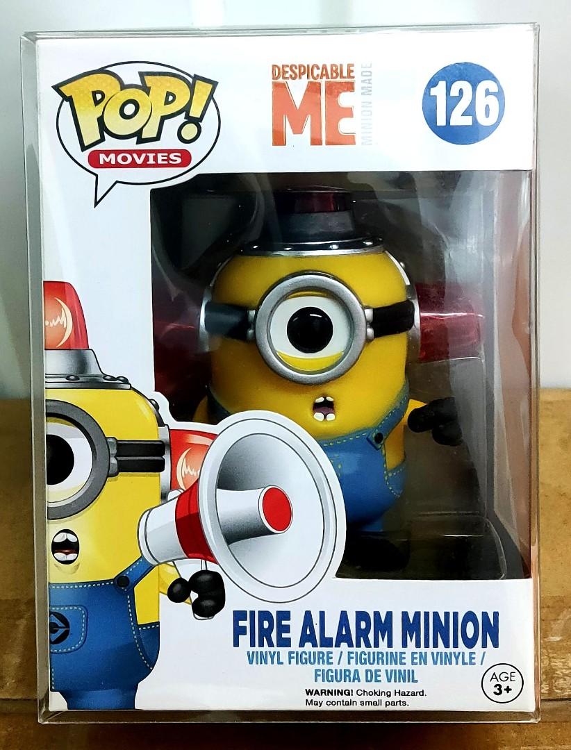 Funko Pop Carl, Dave, Hula Minion, Fire Alarm Minion, Eye Matie, Fred ...