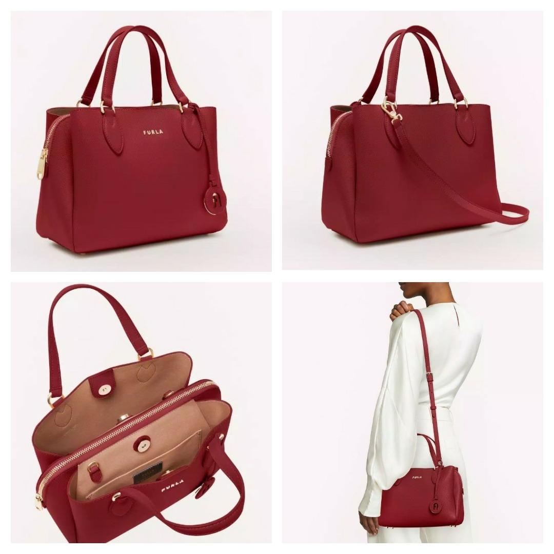 FURLA Minerva Small Crossbody Tote, Luxury, Bags & Wallets on Carousell