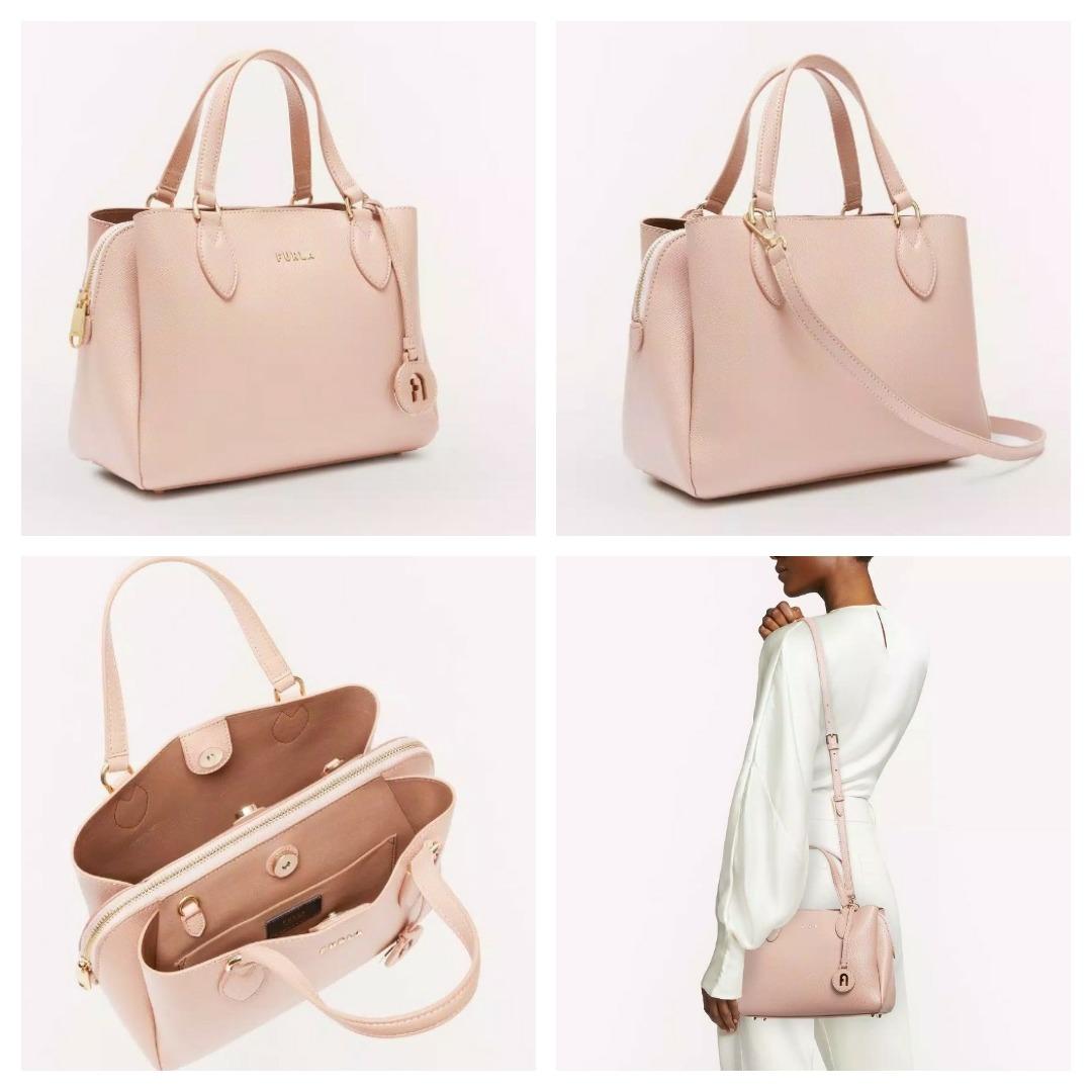 FURLA Minerva Small Crossbody Tote, Luxury, Bags & Wallets on Carousell