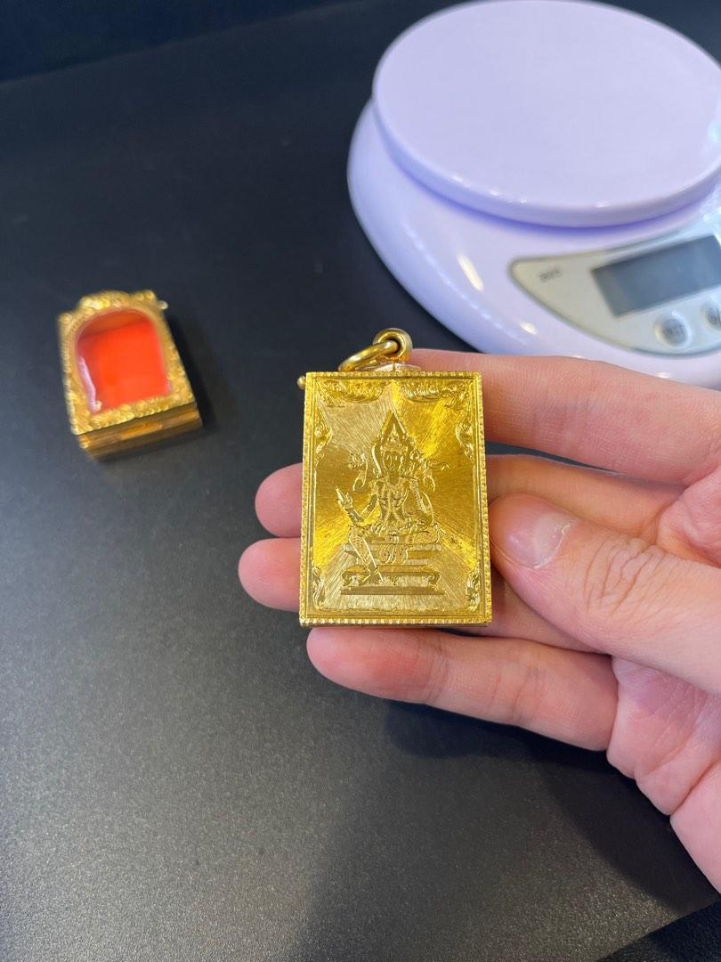 Thai amulet open close Gold casing , Hobbies & Toys, Memorabilia & Collectibles, Religious Items ...