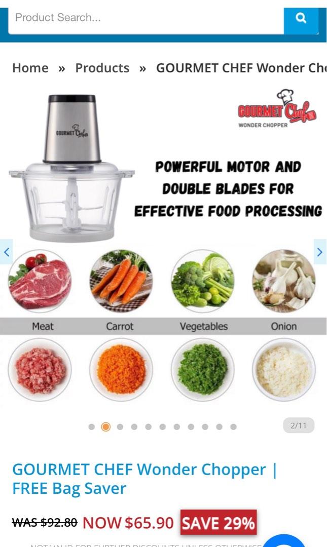 Gourmet chef wonder chopper, TV & Home Appliances, Kitchen Appliances ...