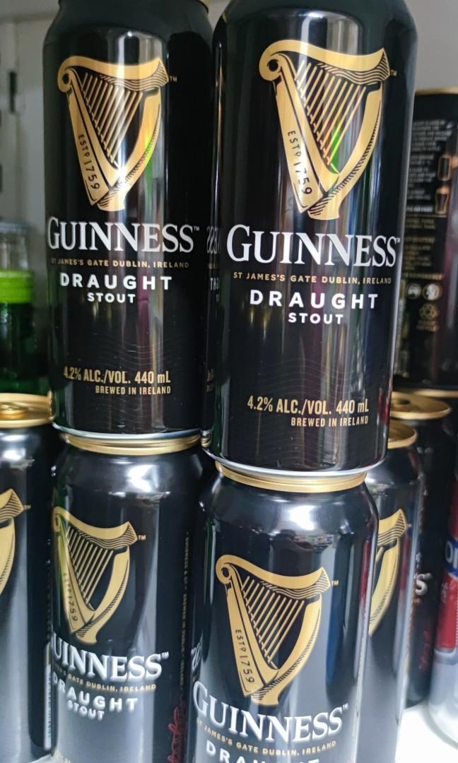 Guinness Draught 440ml 2 for $8.80, Food & Drinks, Alcoholic Beverages ...