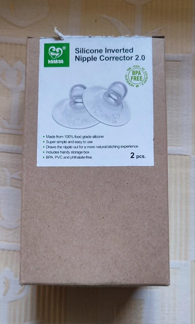 Haakaa Silicone Inverted Nipple Corrector 2.0, Babies & Kids, Maternity ...