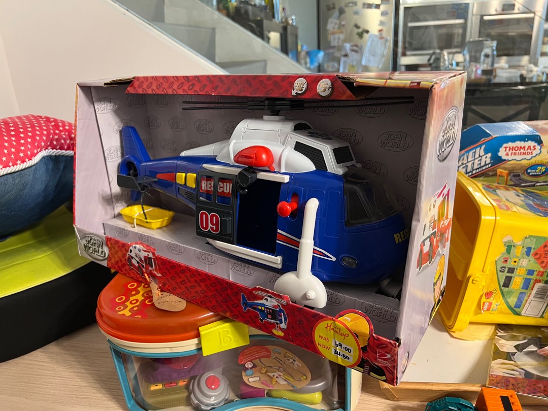 Hamley toy - rescue helicopter, Hobbies & Toys, Toys & Games on Carousell