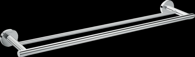 Hansgrohe Logis Universal Double Bath Towel Rail #41712007, Furniture ...