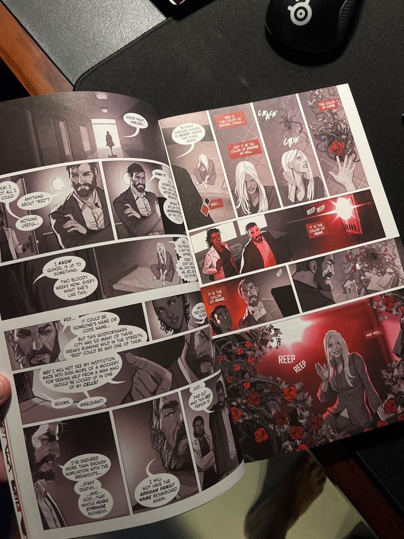 Harley Quinn + White + Red - adam hughes & dave mandel, Hobbies & Toys ...