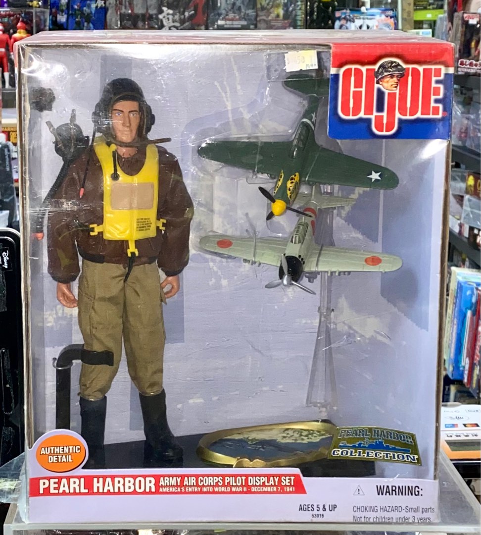 HASBRO 53016 GI JOE PEARL HARBOR ARMY AIR CORPS PILOT 12” FIGURE 1/6 ...