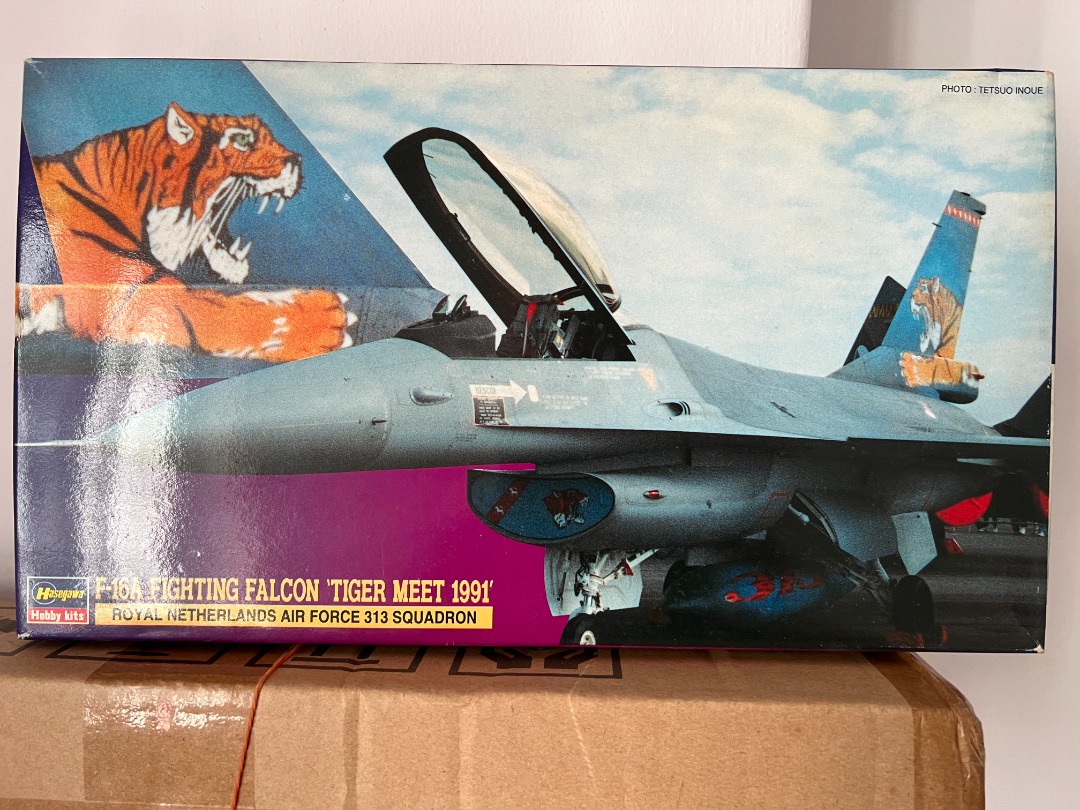 HASEGAWA 1/48 F-16A FIGHTING FALCON "TIGER MEET 1991", Hobbies & Toys ...