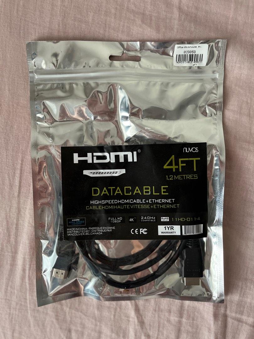 HDMI 4ft cable, Computers & Tech, Parts & Accessories, Cables ...