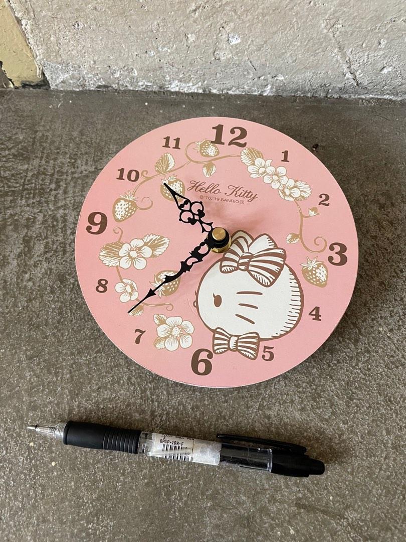 Hello kitty wall clock, Furniture & Home Living, Home Decor, Clocks on ...