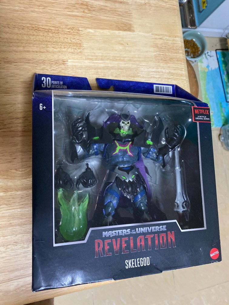 Skeleton He-man skelegod mattel masters of the universe revelation ...