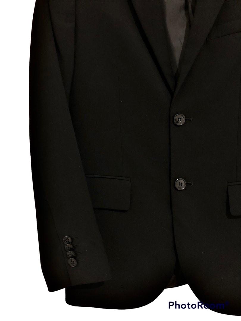 H&M Black Formal Coat / Suit / Blazer, Men's Fashion, Coats, Jackets ...