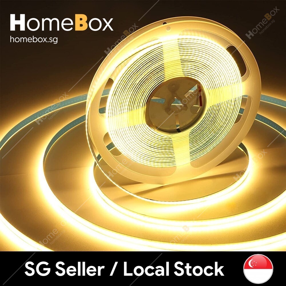 Homebox COB LED Striplight Strip Light 5 meters Ultra Bright 12V 320 ...