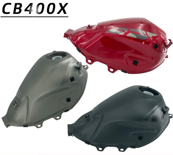 Honda CB400X fuel tank red black grey original authentic, Motorcycles ...