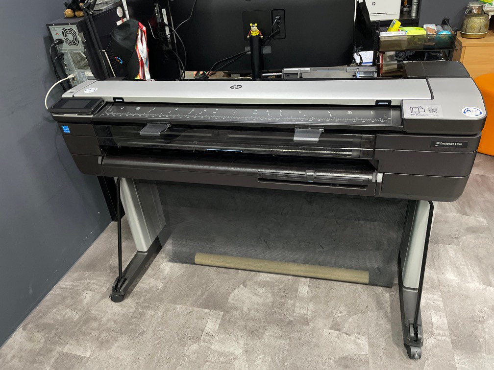 HP T830 Large Format Printer Plotter (For Rent), Computers & Tech ...