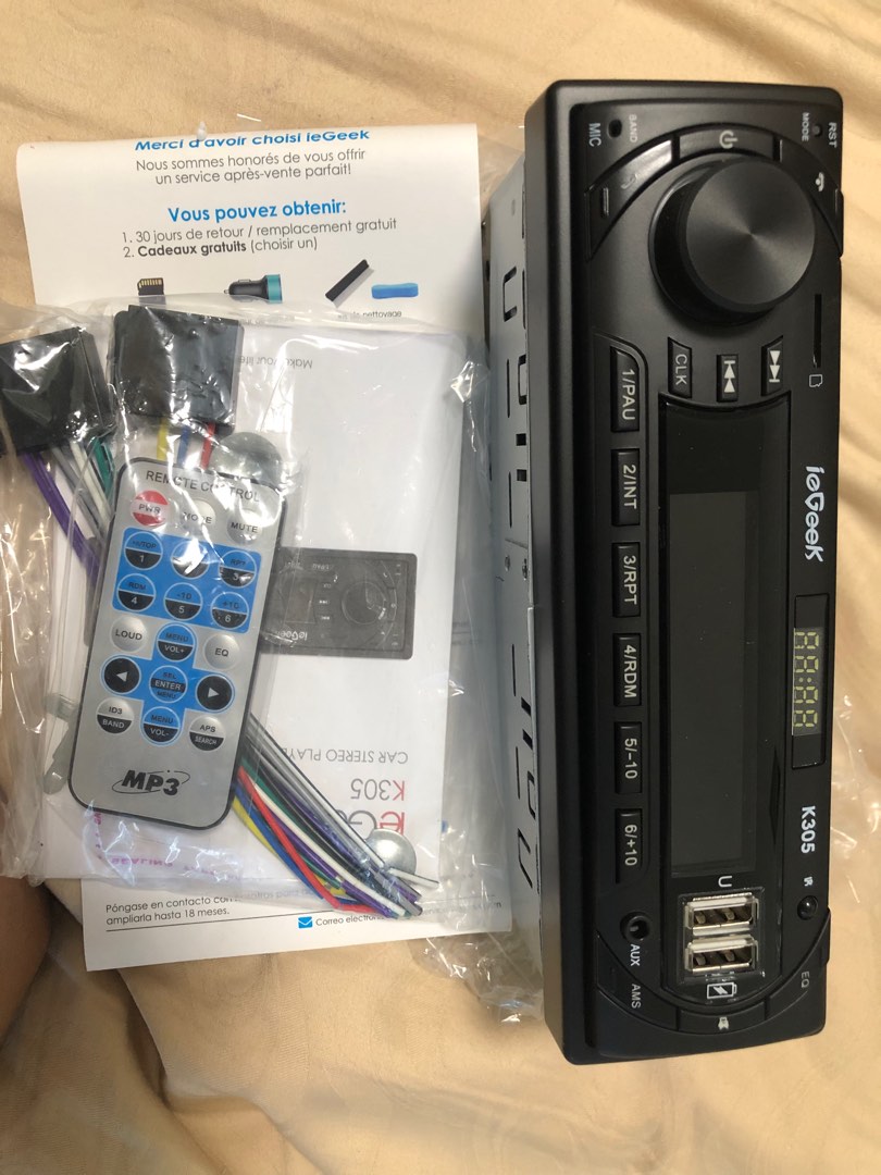 IeGeek K305 Car stereo player, Audio, Other Audio Equipment on Carousell