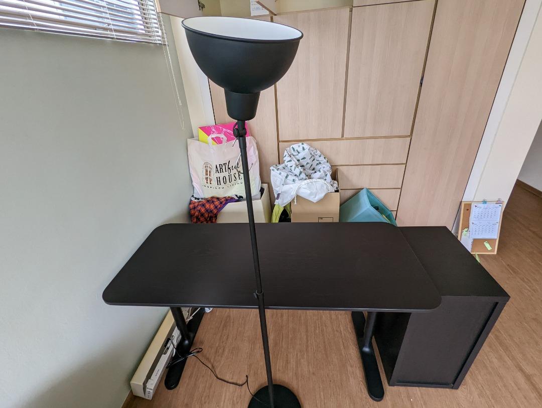 IKEA Desk & Floor Lump set, Furniture & Home Living, Furniture, Other ...