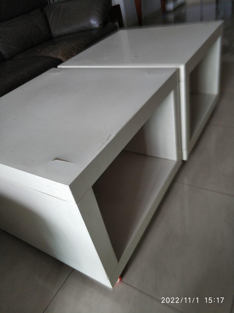 Ikea lack coffee tables with wheels, Furniture & Home Living, Furniture ...