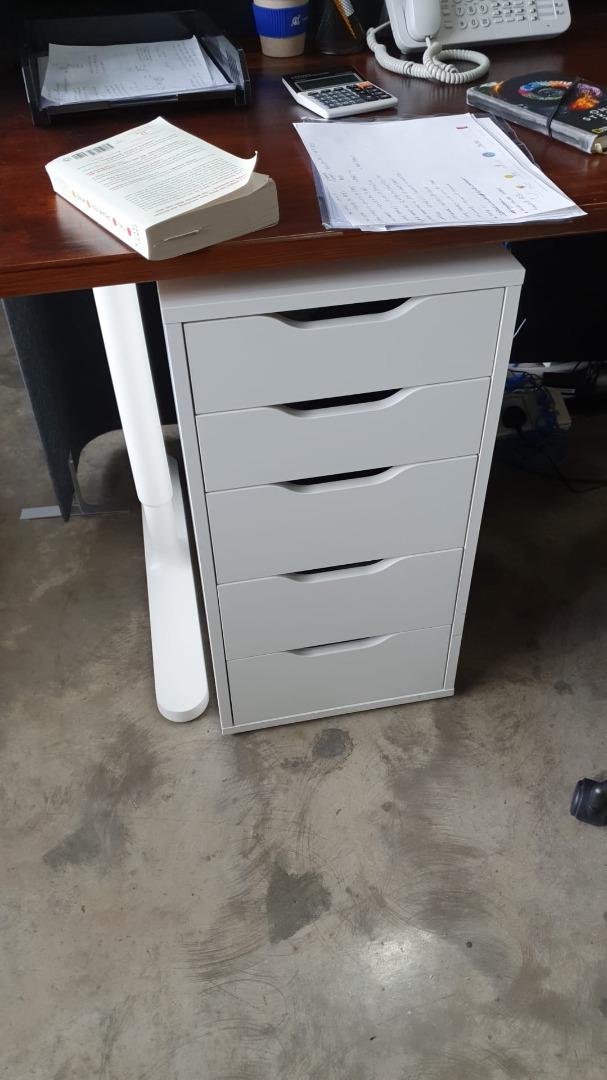 Ikea Side Desk Drawers, Furniture & Home Living, Furniture, Shelves ...