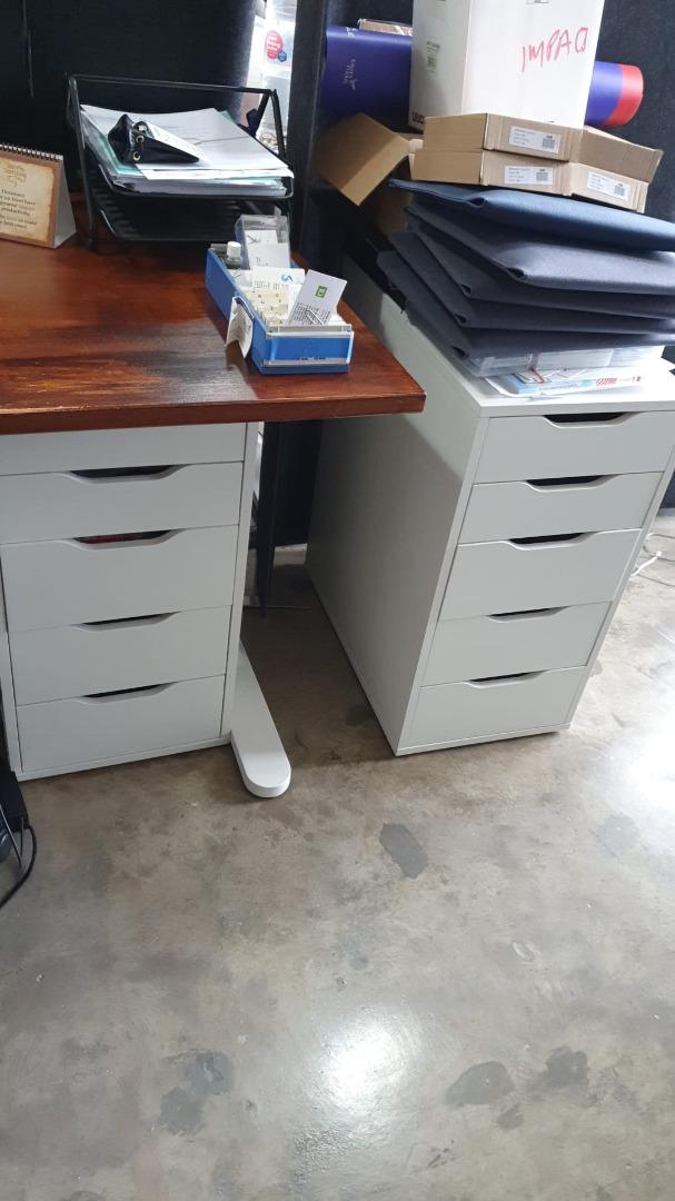 Ikea Side Desk Drawers, Furniture & Home Living, Furniture, Shelves ...