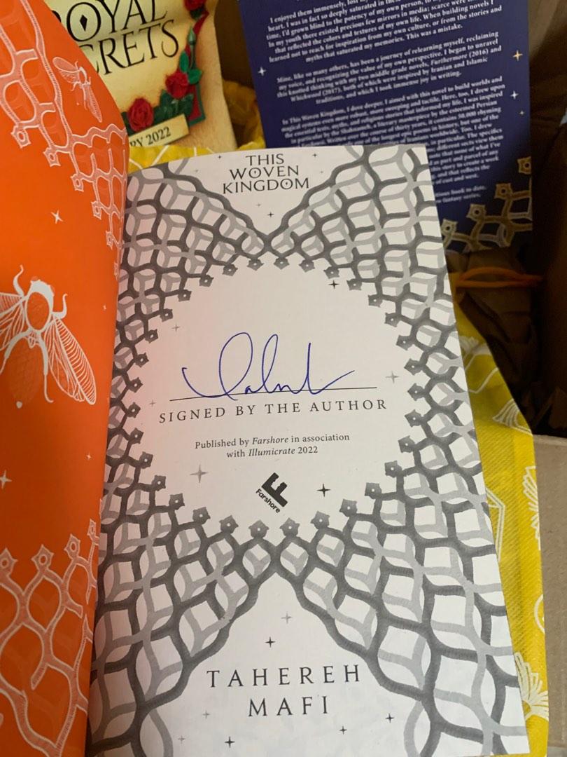 Illumicrate January Full Box - The Woven Kingdom by Tahereh Mafi ...