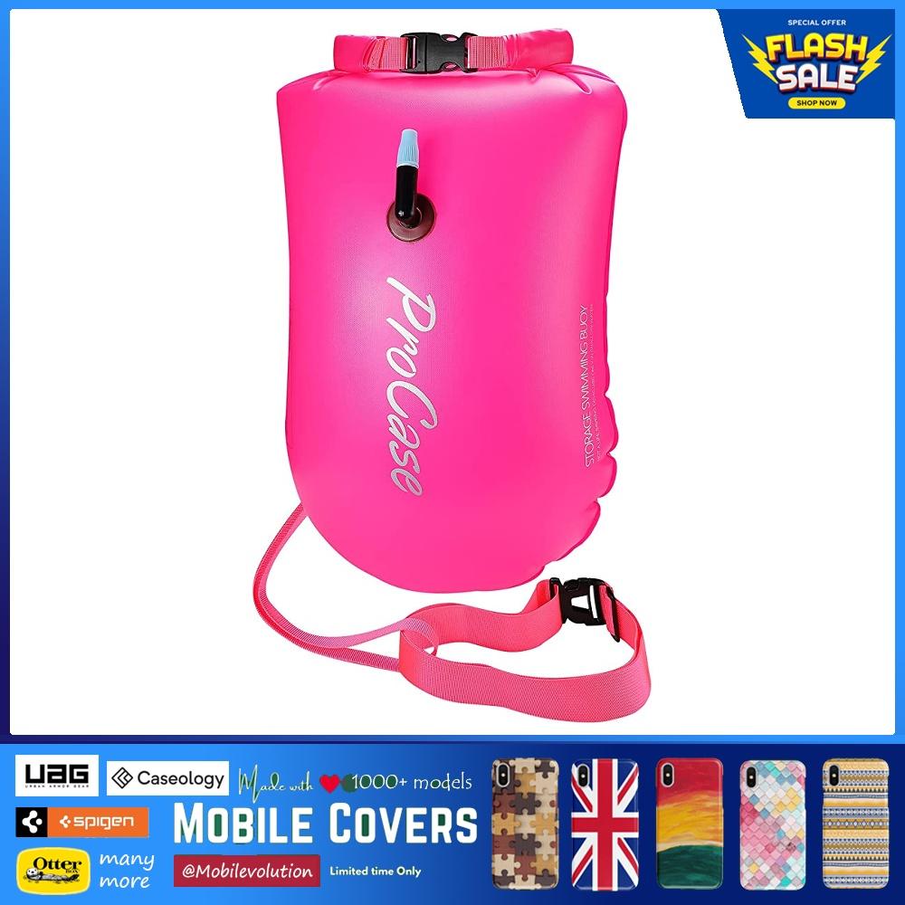 [instock] ProCase Swim Buoy Float Dry Bag, Highly Visible Signal Swimming Bubble with Adjustable ...