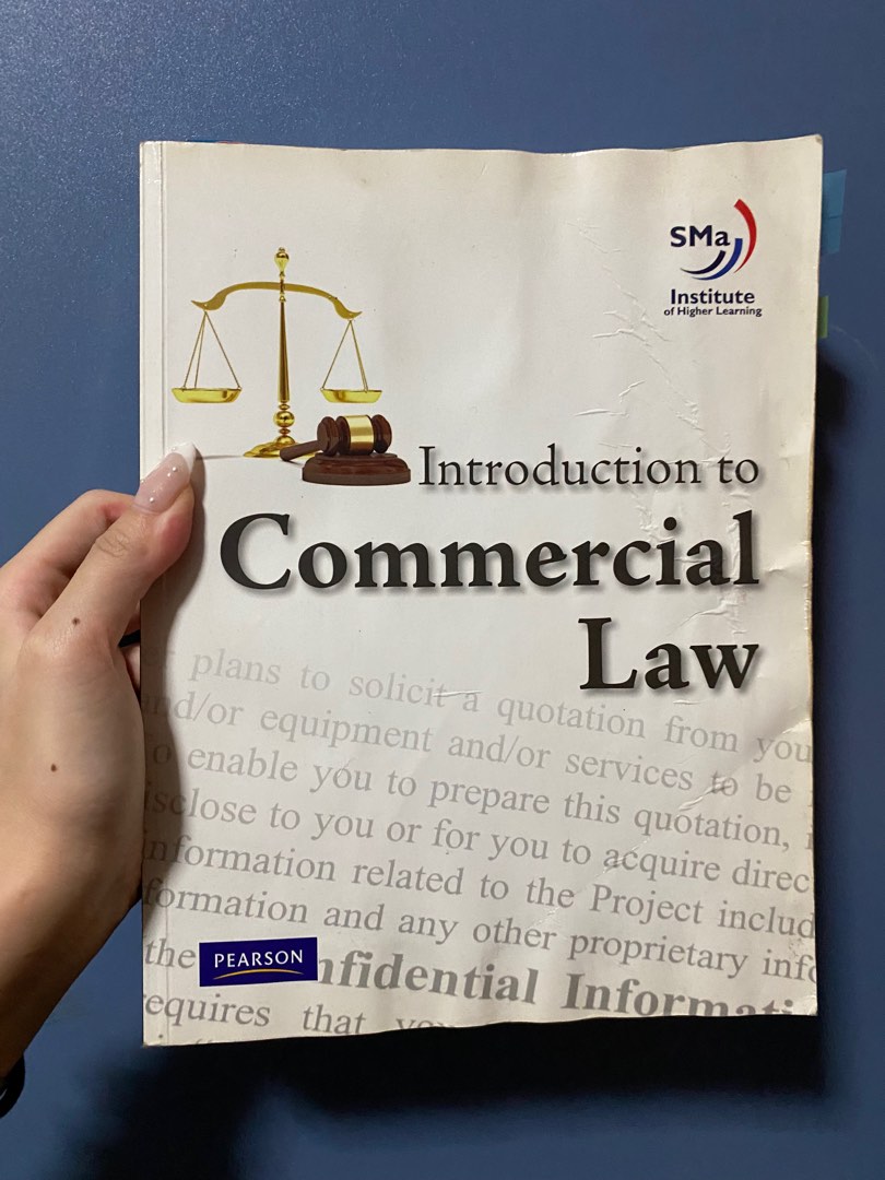 Introduction to Commercial Law, Hobbies & Toys, Books & Magazines, Textbooks on Carousell