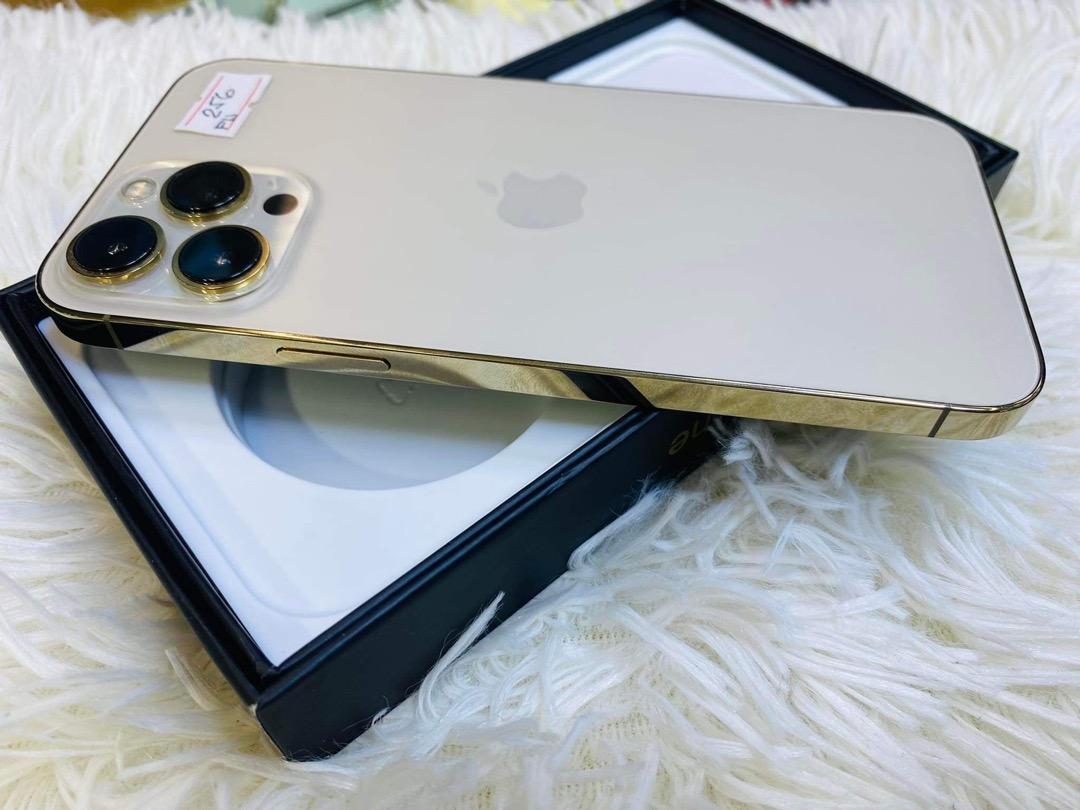Iphone 13 Pro Max Gold Single sim 256GB 99% Battery complete with box ...