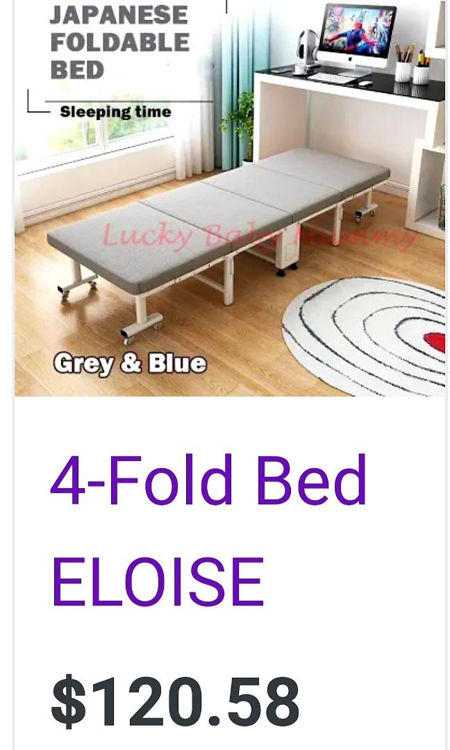 Japanese Foldable Bed, Furniture & Home Living, Furniture, Bed Frames ...