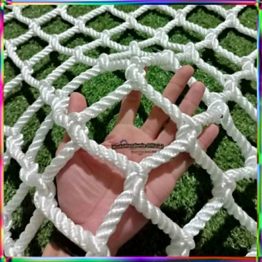 Jaring nilon 12 mm hammock/outbound/climbing/safety net - lubang 5cm ...