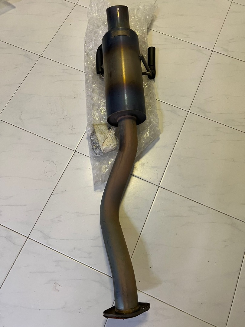 J's Racing Titanium Catback Exhaust 60RS LEGAL for Honda Civic Type R ...